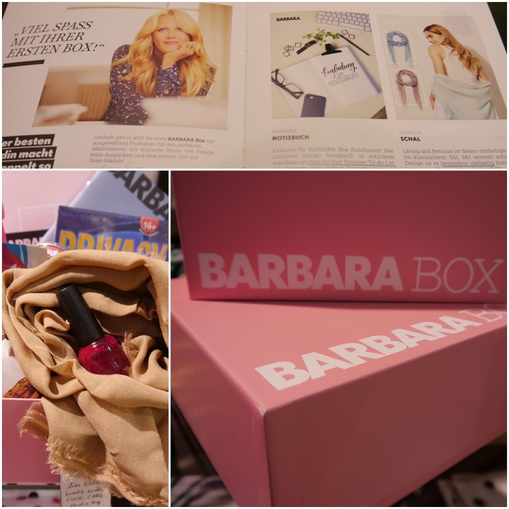 Die Erste BARBARA Box stellt sich vor. Unboxing Parade Teil 1